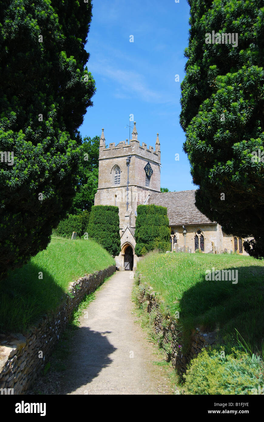 The Parish Church of St.Peter, Upper Slaughter, Cotswolds ...