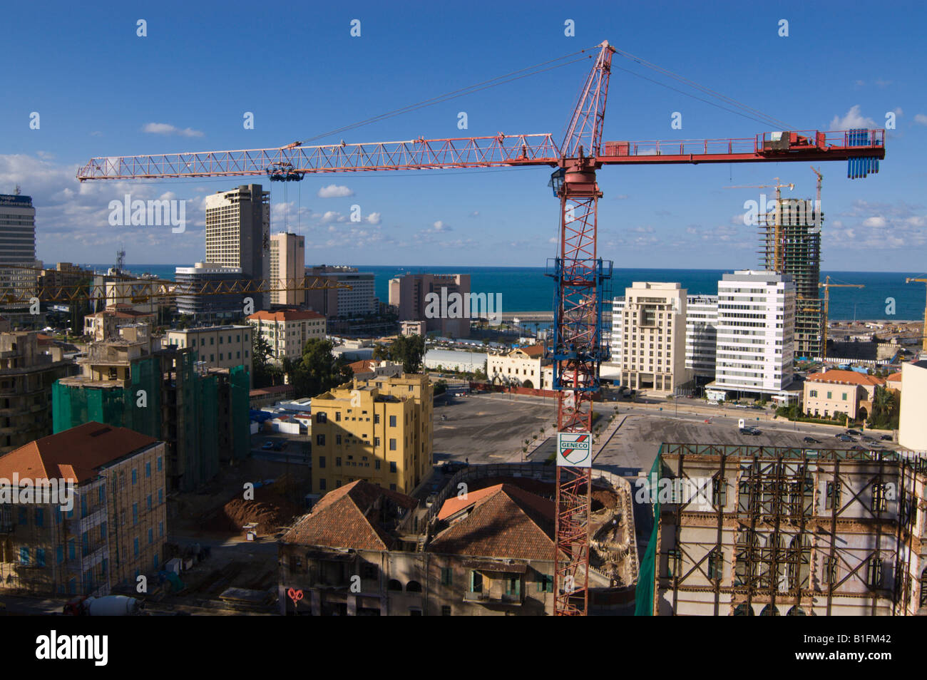 Construction work in Beirut Stock Photo - Alamy