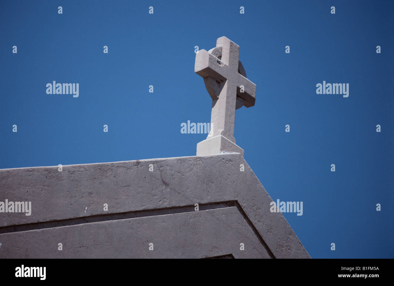 Cross On Roof Stock Photo - Alamy