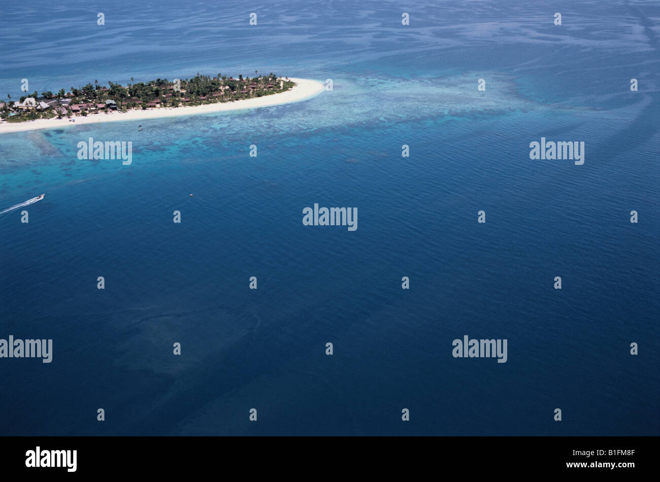 Ariel View Of Island Stock Photo - Alamy