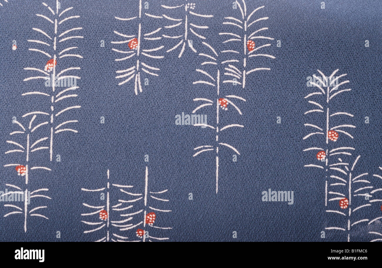 Floral Pattern On Fabric Stock Photo - Alamy