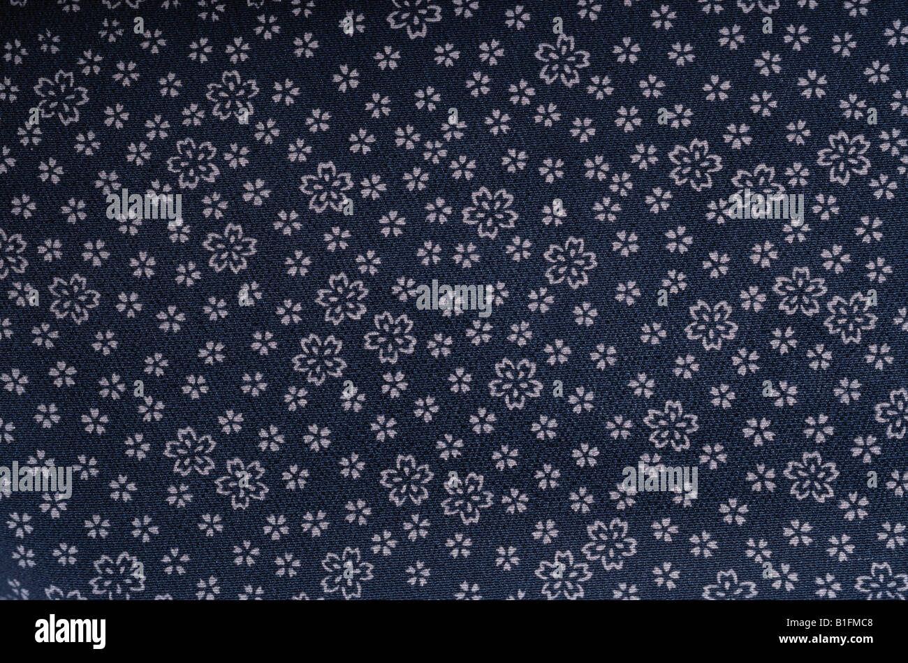 Floral Patterns On Fabric Stock Photo - Alamy