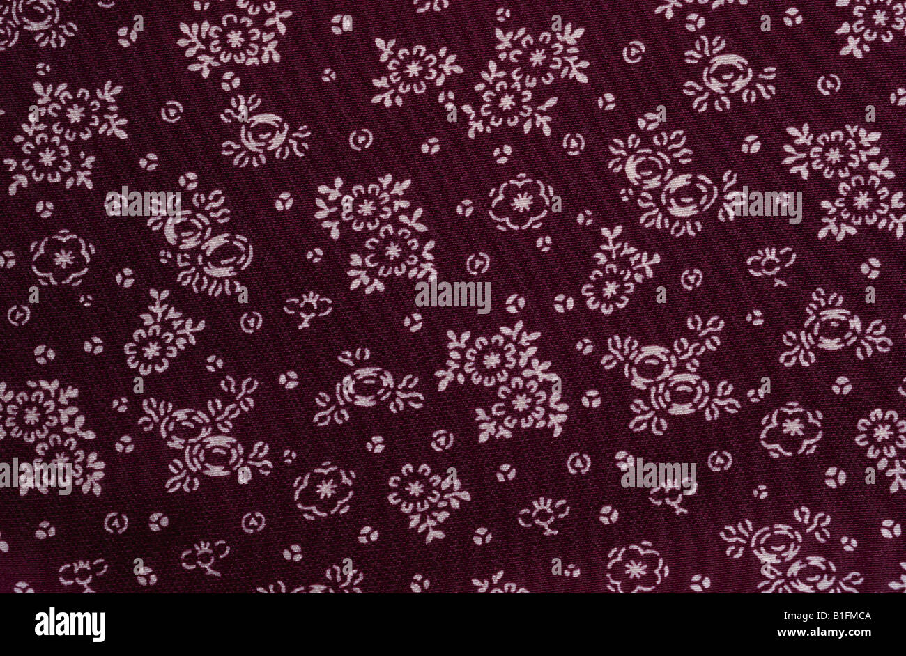 Floral Pattern On Fabric Stock Photo - Alamy