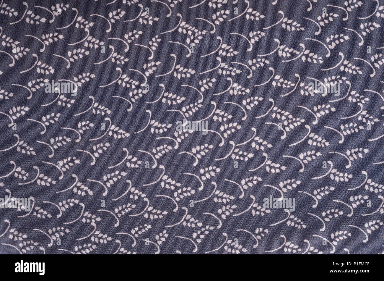 Foliate Patterns On Fabric Stock Photo - Alamy