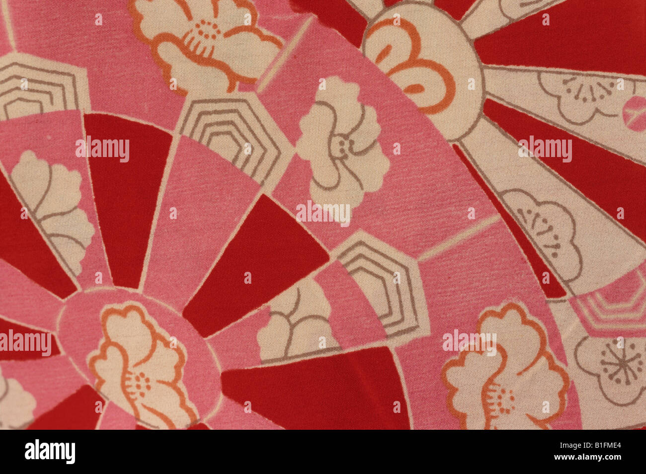 Floral Patterns On Cloth Stock Photo - Alamy