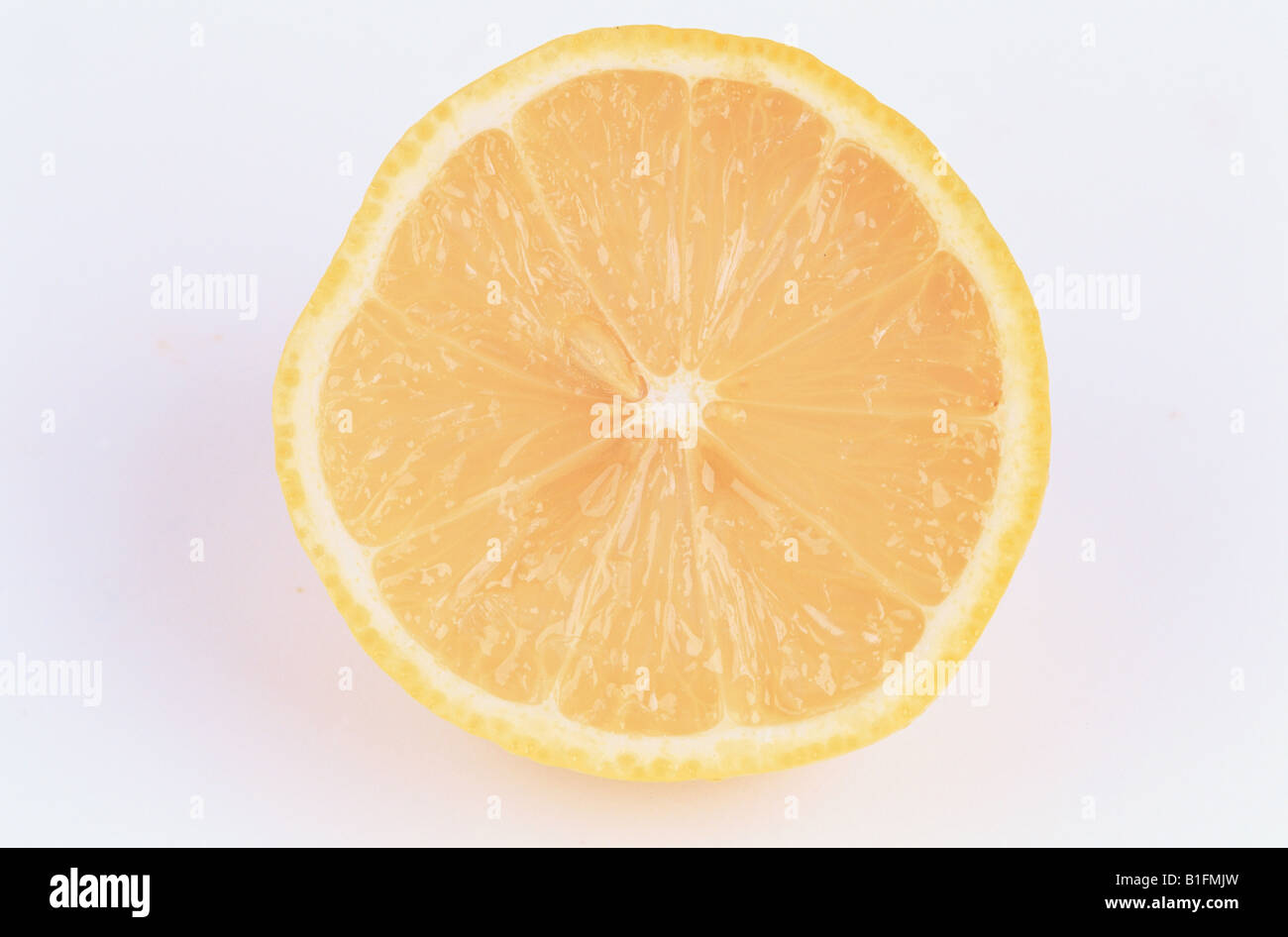 Half Of Lemon Stock Photo - Alamy