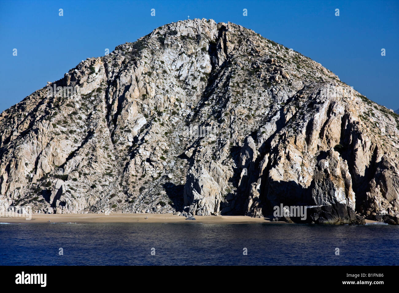 The cliffs of Cabo San Lucas photographed from the deck of a cruise ...