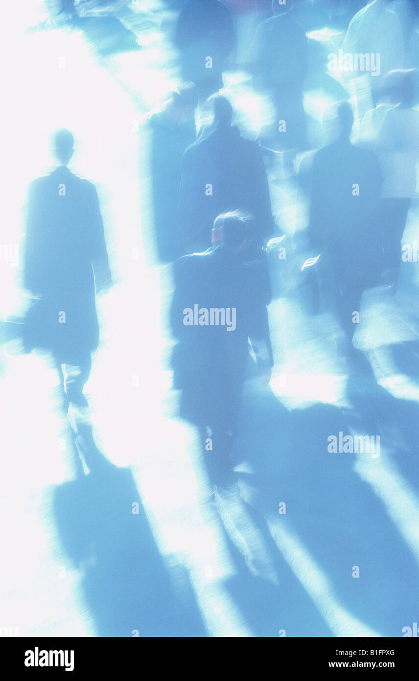 Business men from above shadows hi-res stock photography and images - Alamy