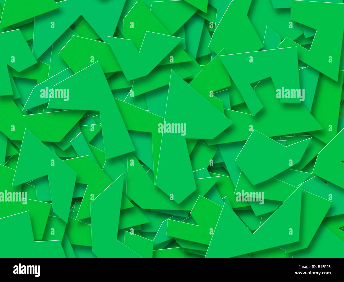 Green Abstract Shapes Stock Photo - Alamy