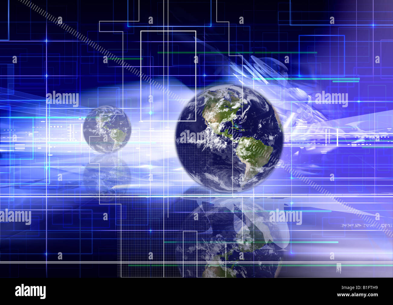 Abstract business and information technologies background Stock Photo ...