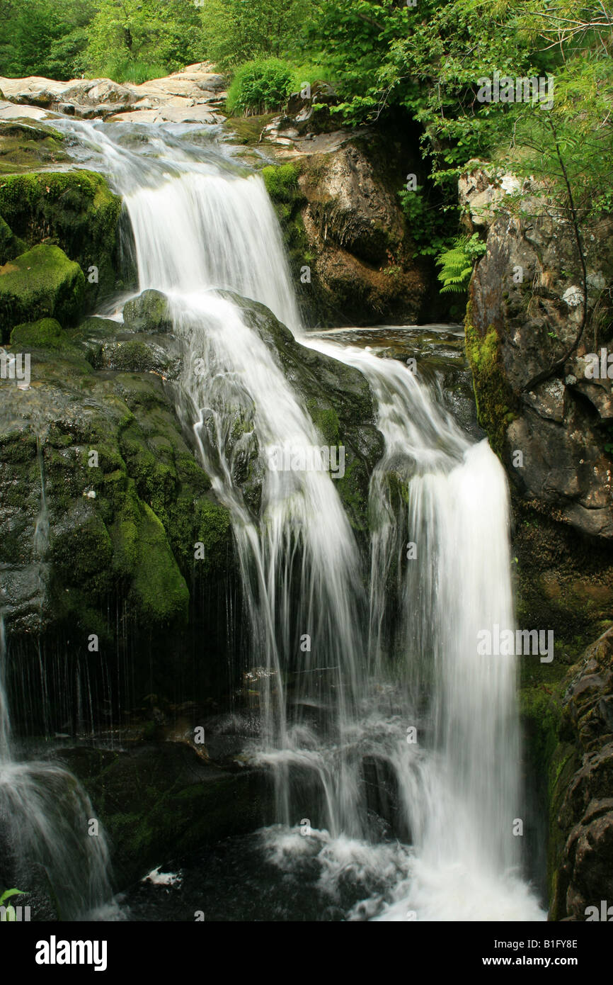Waterfall in the Lake District Stock Photo - Alamy