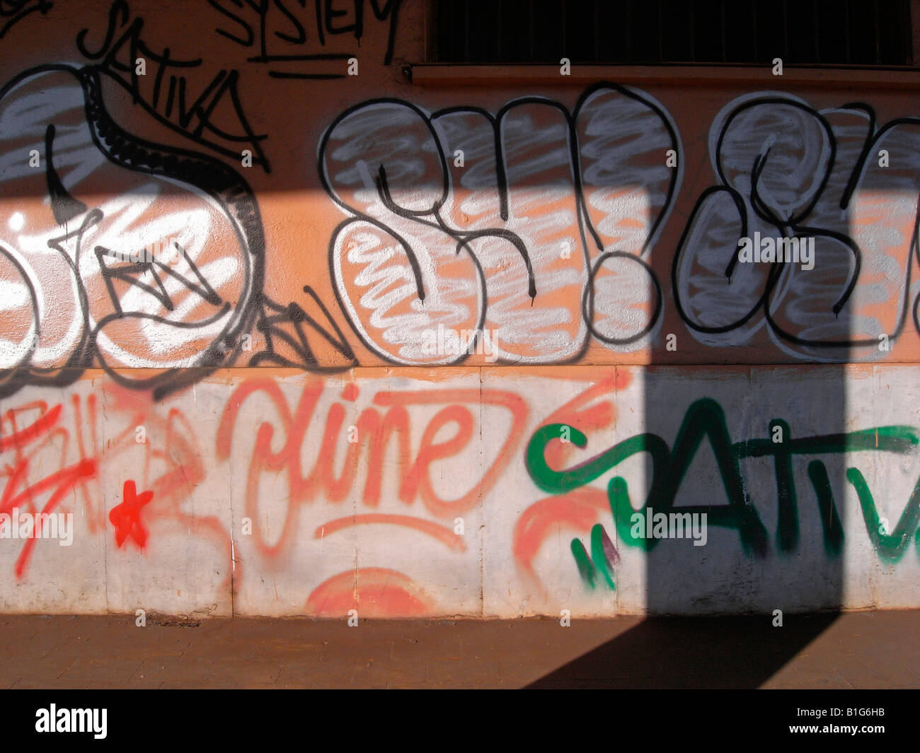 Graffiti Rome Italy Stock Photo - Alamy