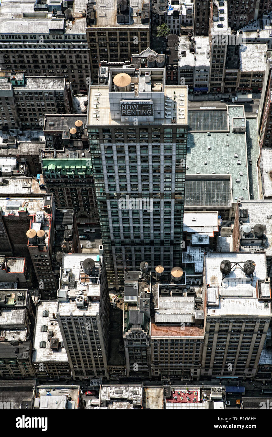 Aerial view of Manhattan buildings Stock Photo - Alamy