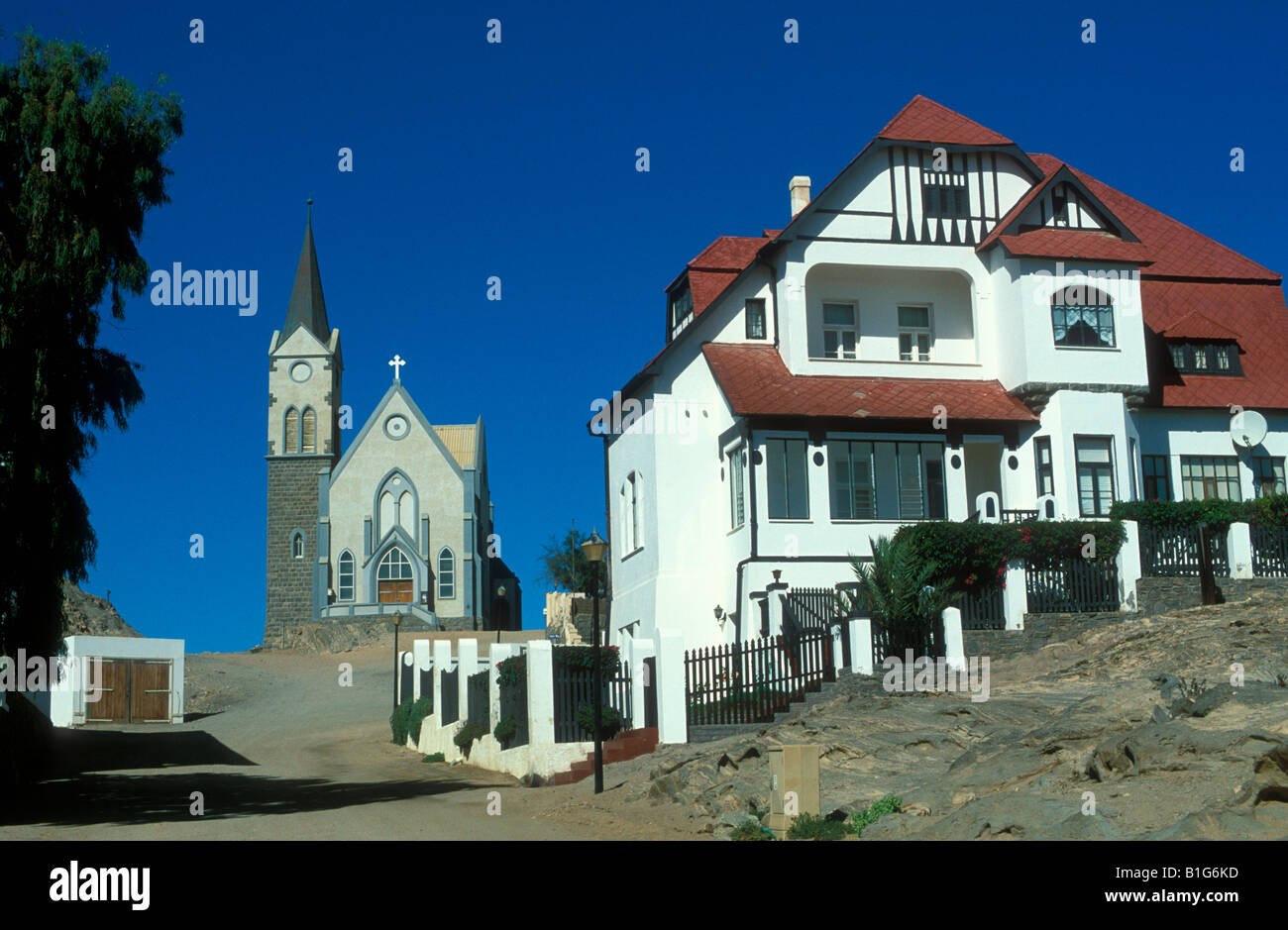 Houses Luderitz Namibia Africa Stock Photo - Alamy