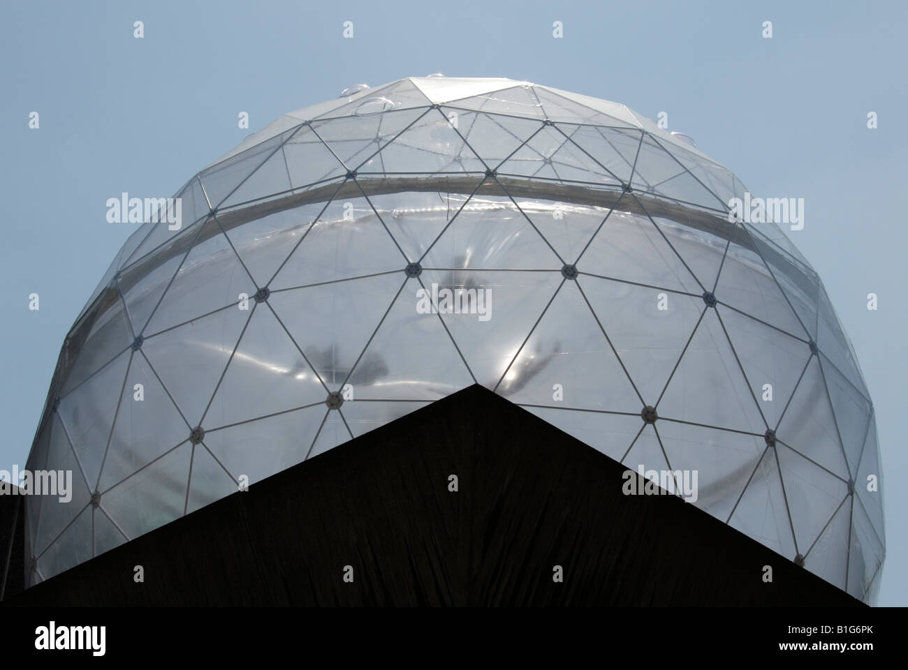 People in inflatable sphere at ''Psycho Building", London Stock Photo ...