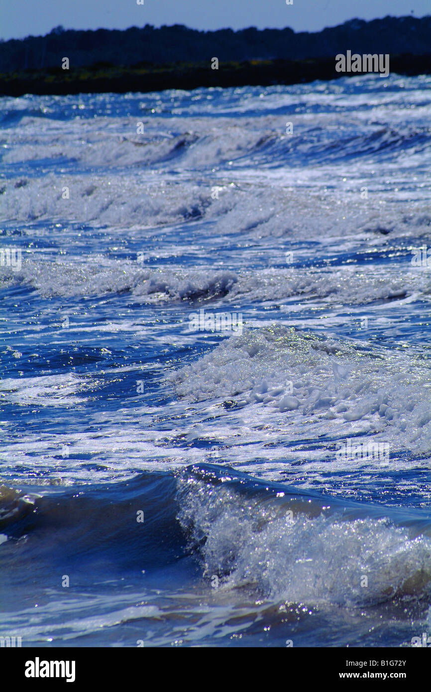 Mallorcan Sea, Deep Blue Sea, Waves, Mediterranean, Spain, Choppy Sea ...