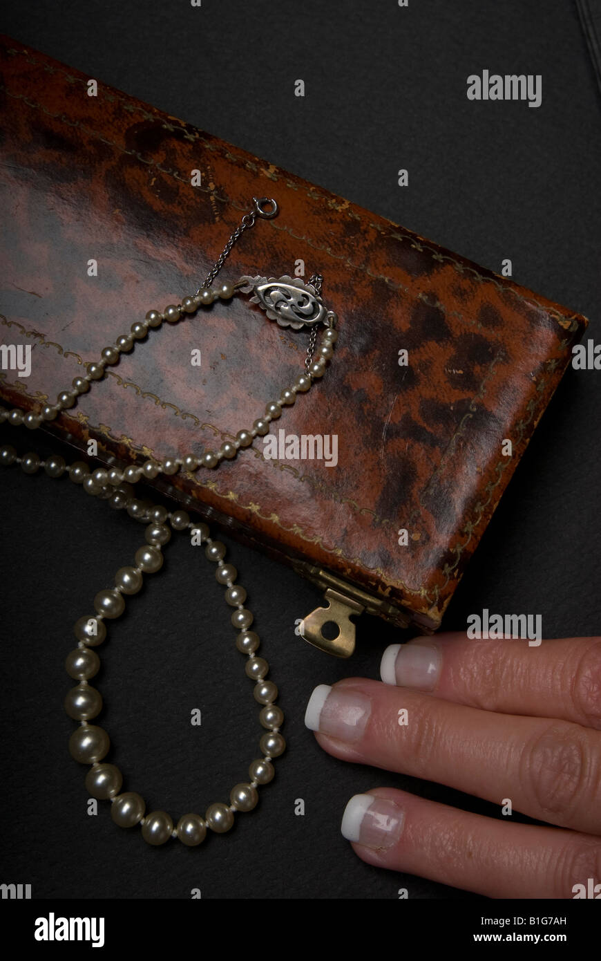 string of pearls Stock Photo - Alamy