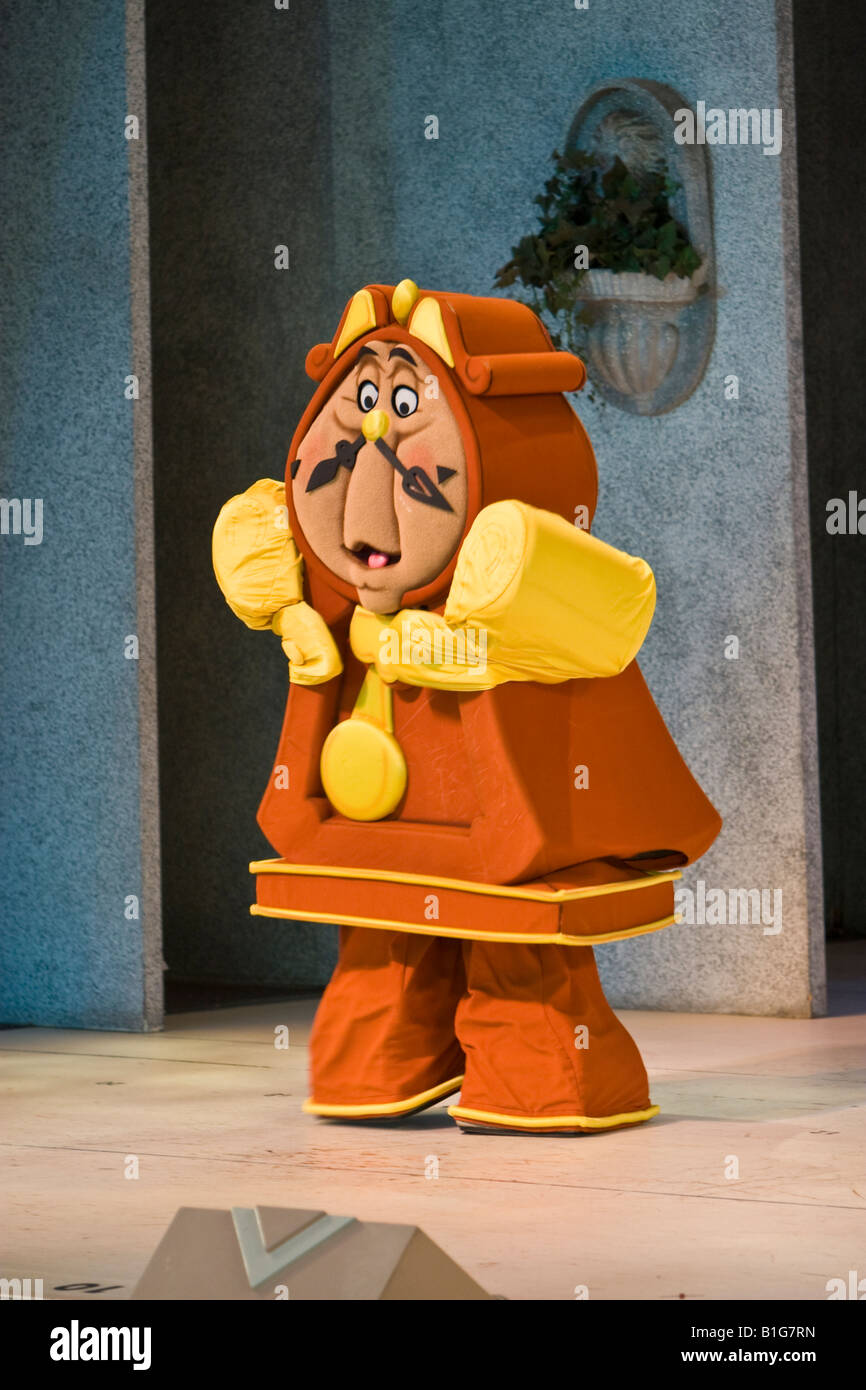 Clock Character from Beauty and the Beast Stage Show at Hollywood ...