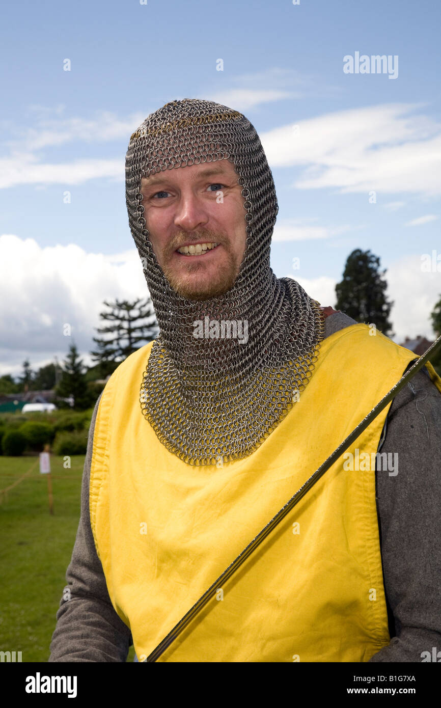 Medieval battle reenactment chain mail hi-res stock photography and ...