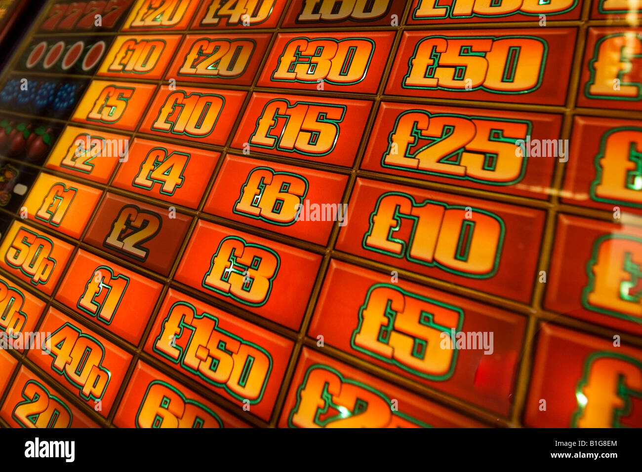 slot machine gambling betting Stock Photo - Alamy