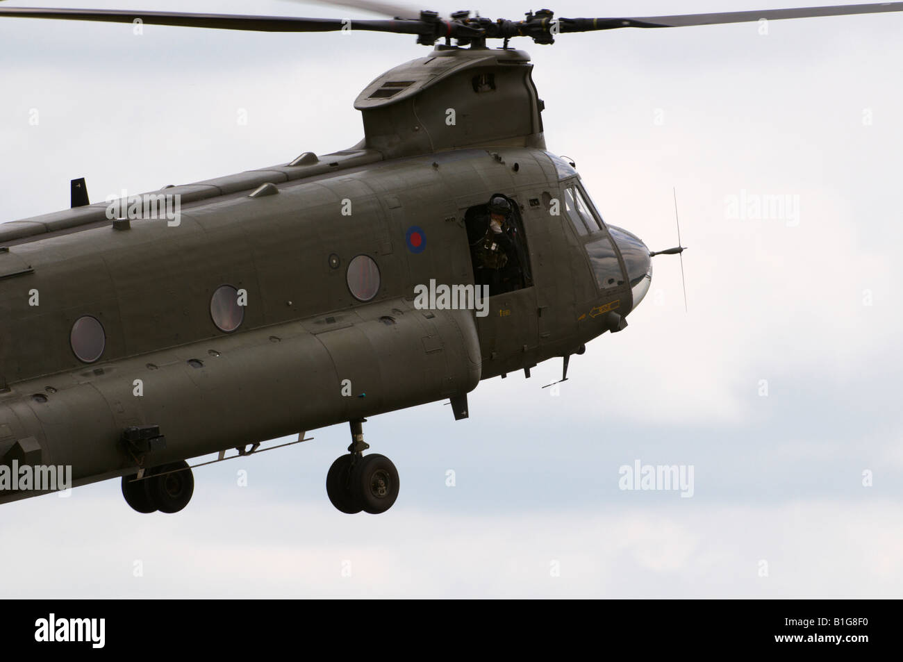 Raf chinook helicopter rear door hi-res stock photography and images ...
