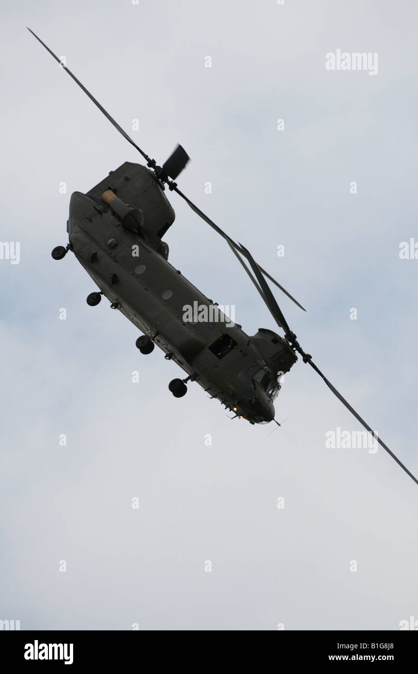 Boeing Chinook HC2 RAF Display Team at Kemble Air Show 2008 Stock Photo ...
