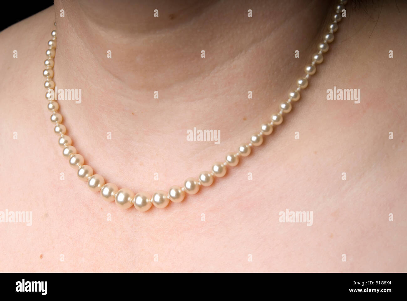 string of pearls Stock Photo - Alamy