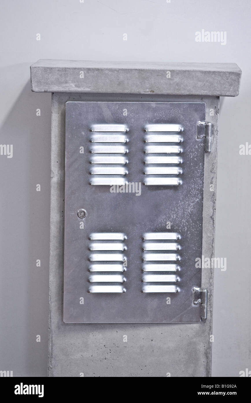 to contain door metal irn steel gas counter meter meter reading to read ...