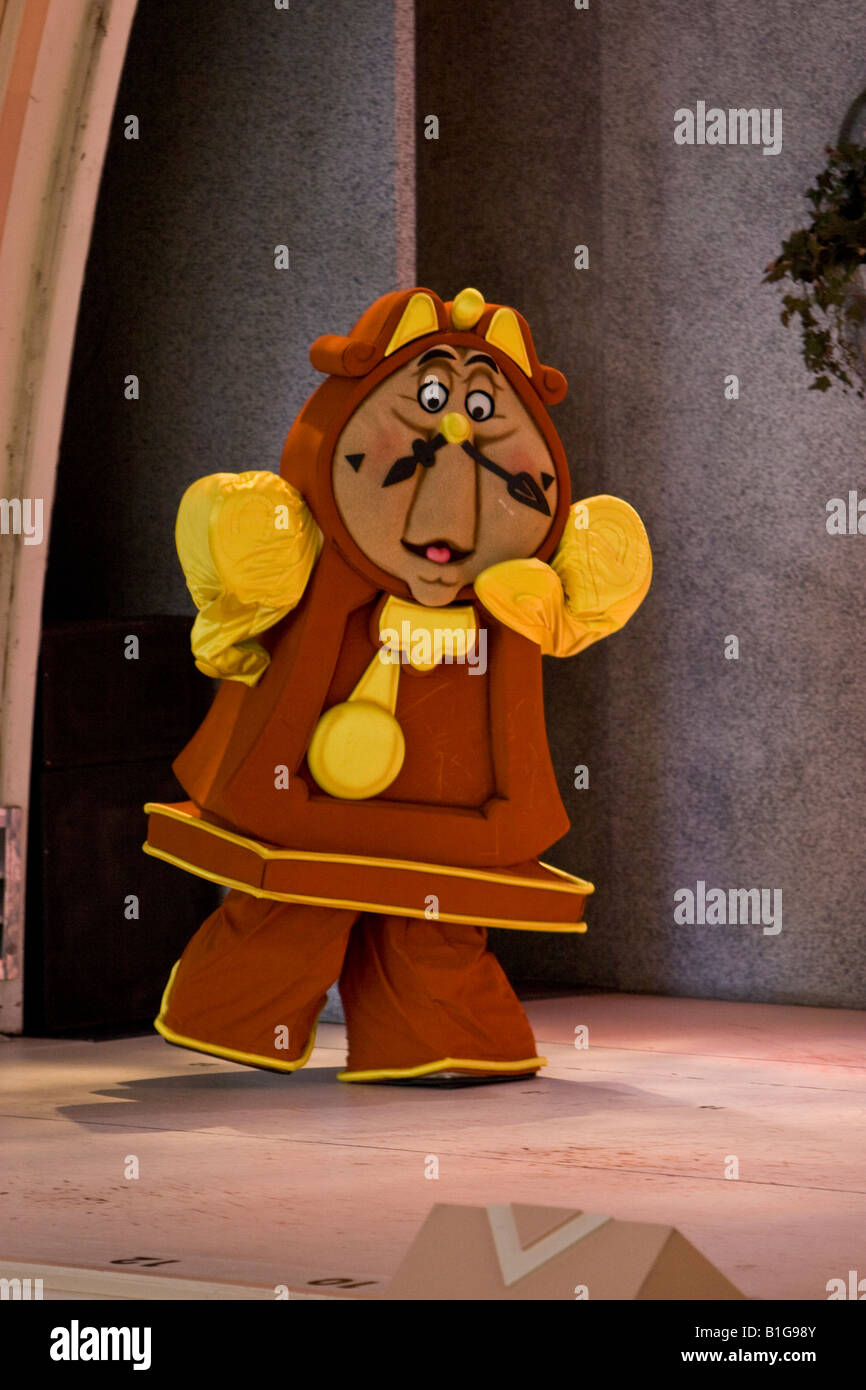 Clock Character from Beauty and the Beast Stage Show at Hollywood ...