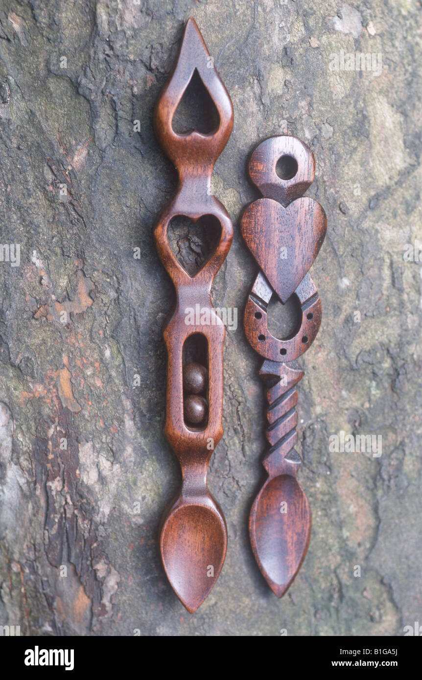 Welsh lovespoons hi-res stock photography and images - Alamy