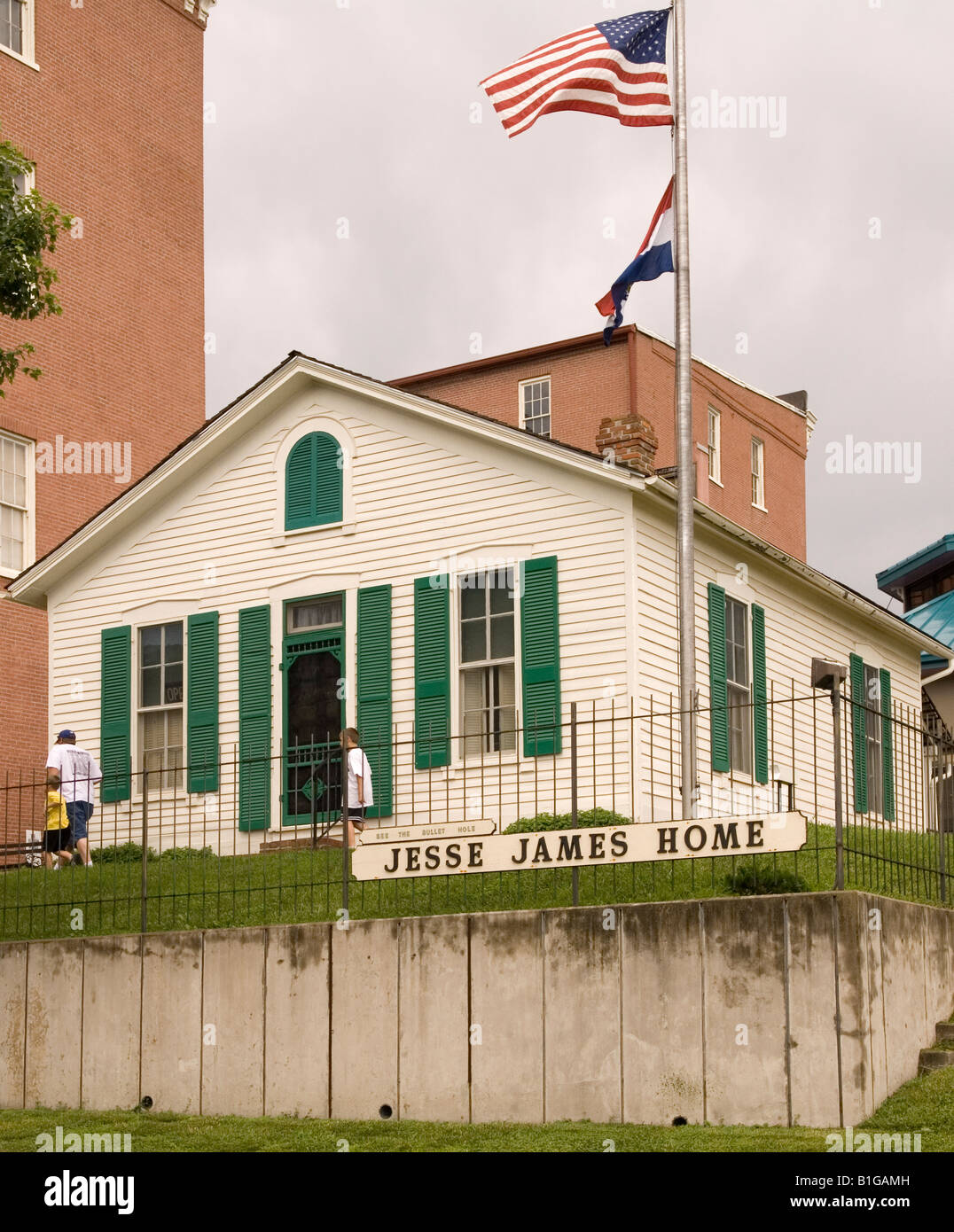 Jesse james home museum hi-res stock photography and images - Alamy