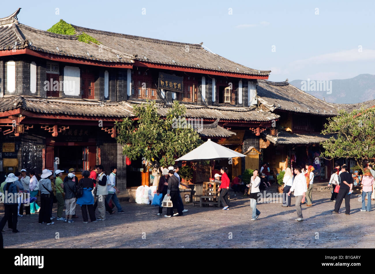 China Yunnan province Lijiang town Unesco World Heritage Site Stock ...
