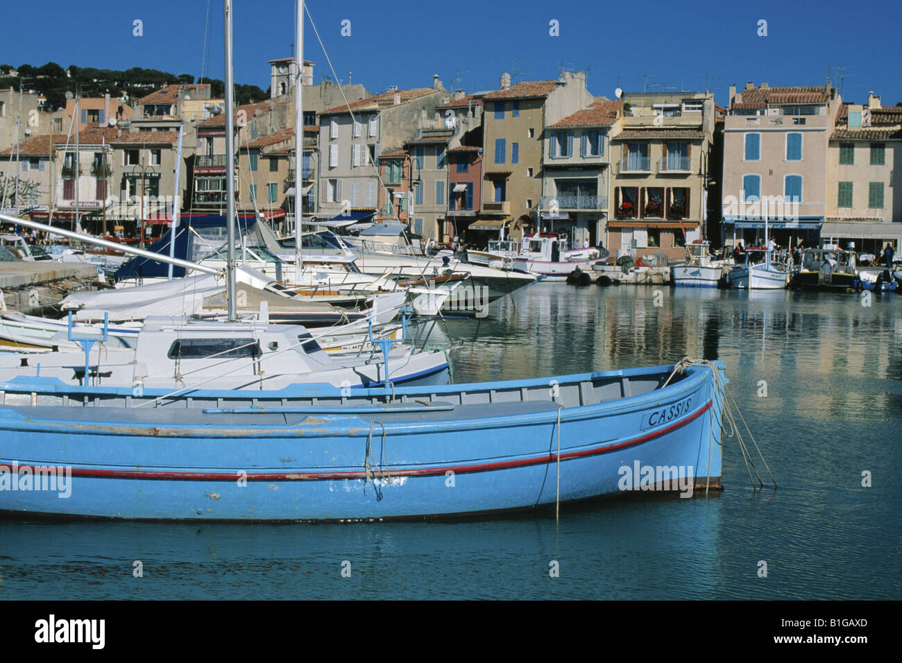 Waterfront in Cassis Provence France Stock Photo - Alamy