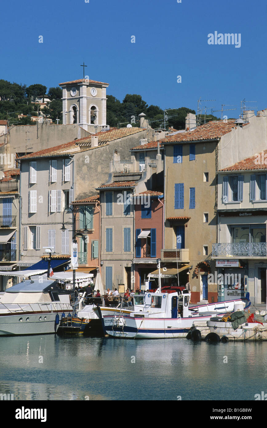 Waterfront in Cassis Provence France Stock Photo - Alamy