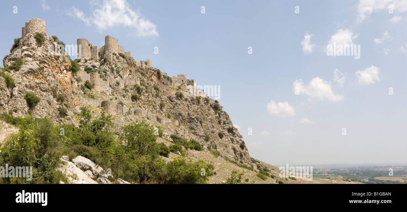 Panorama of Yilankale Byzantine Castle Built in 1200 and abandoned in ...
