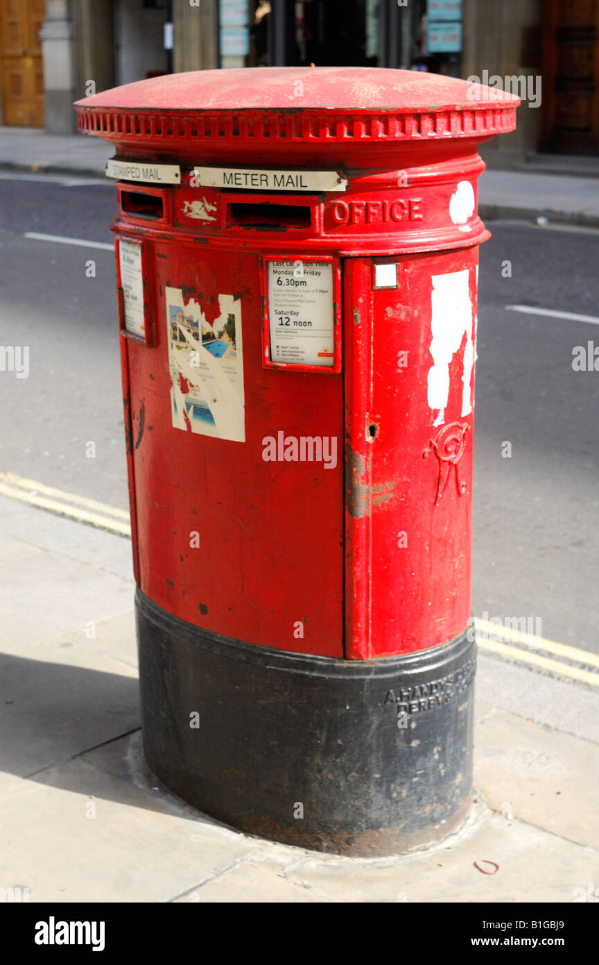Double Size Red Post Box Stock Photo - Alamy