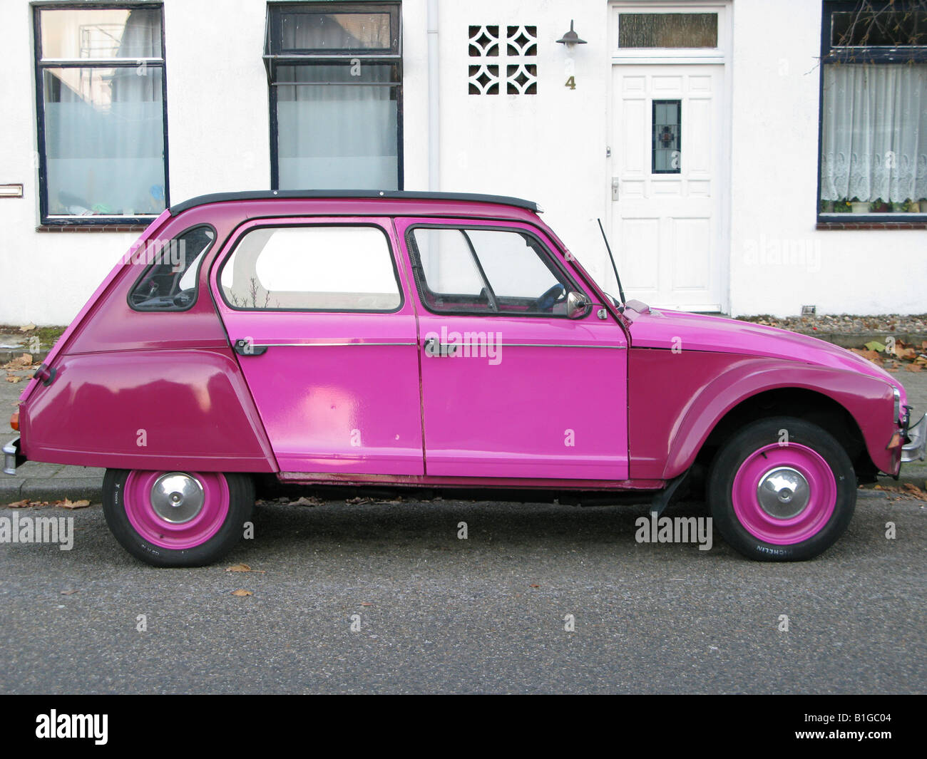 1970s citroen Dyane (deux chevaux origin) in attractive lilac colour ...
