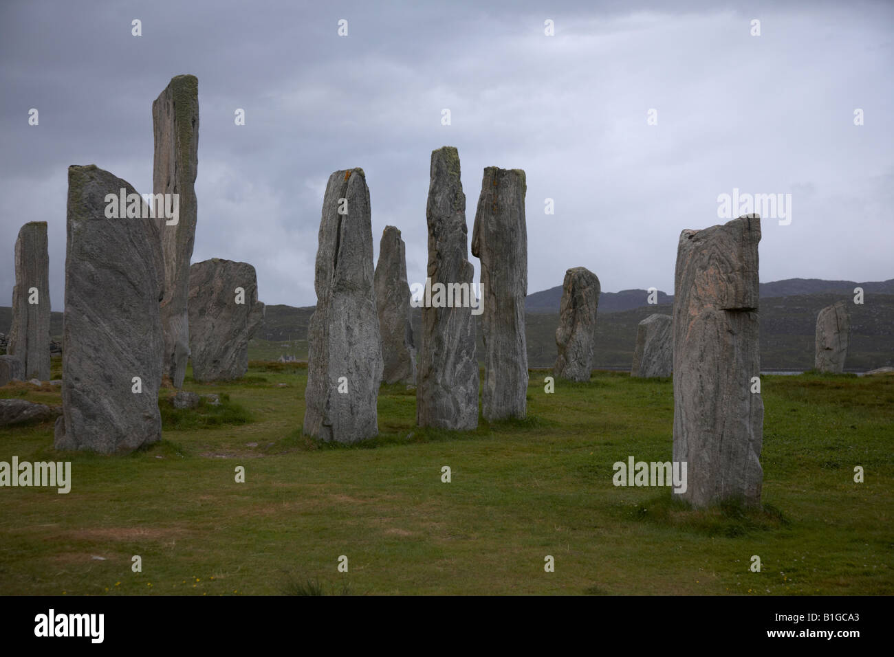 Calanais Standing Stones, Isle of Lewis, Scotland Stock Photo - Alamy