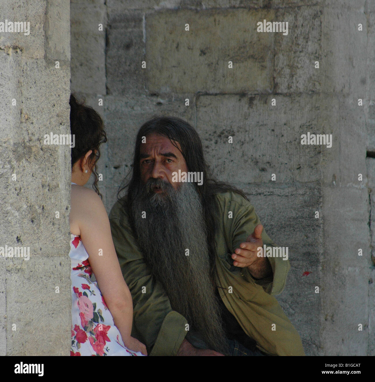 Lady beard hi-res stock photography and images - Alamy