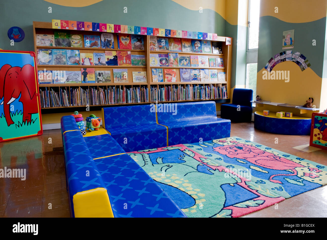 Storytime area hi-res stock photography and images - Alamy