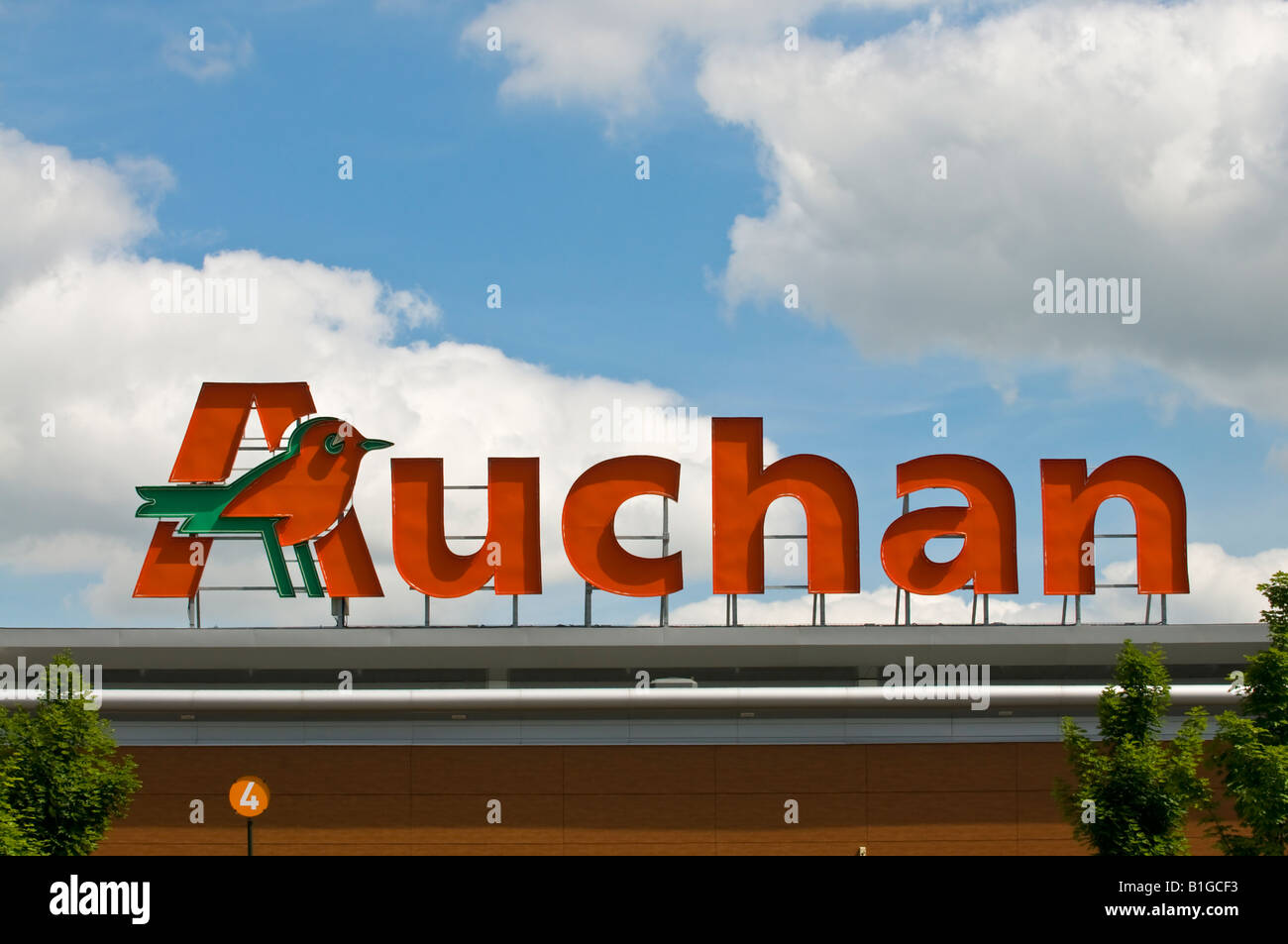 Auchan logo hi-res stock photography and images - Alamy