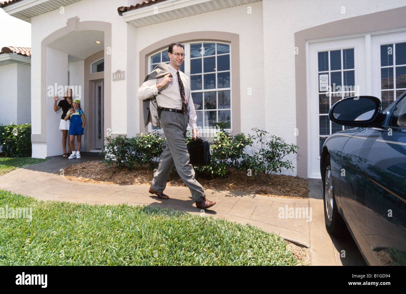 Father Leaving For Work