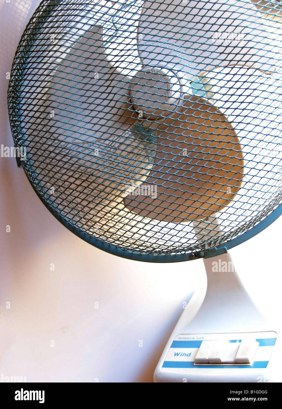 Detail of an electric fan Stock Photo - Alamy