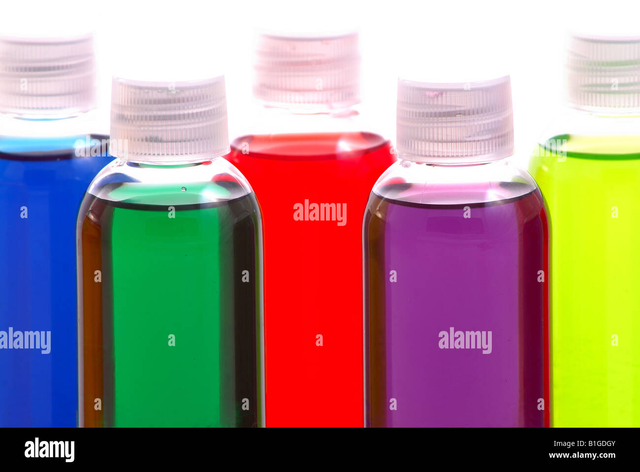 Colored Bottle Tops Stock Photo - Alamy
