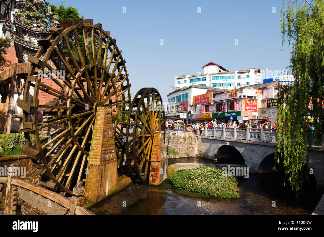China Yunnan province Lijiang town Unesco World Heritage Site Stock ...