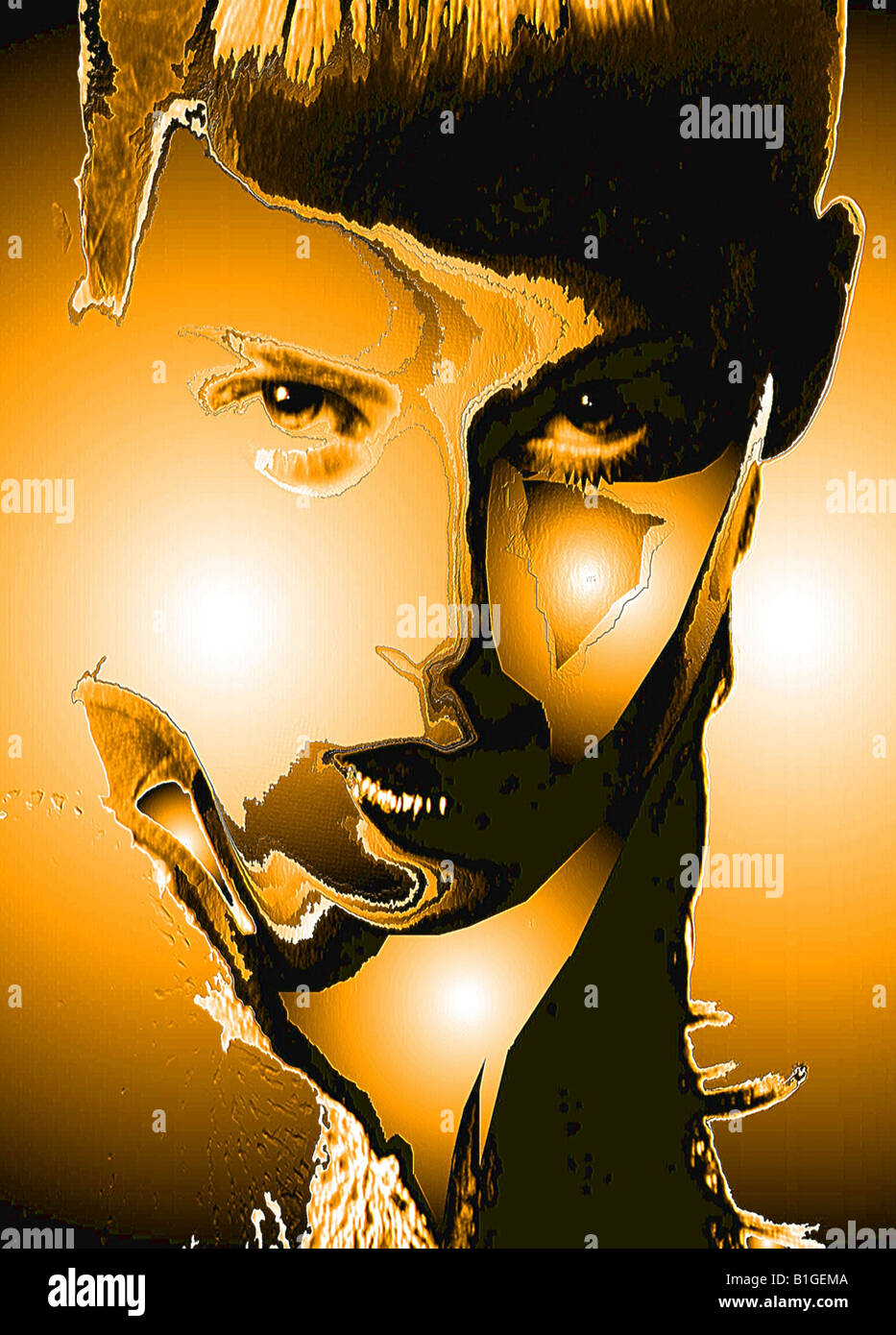 Face of a woman, Digital composite Stock Photo - Alamy