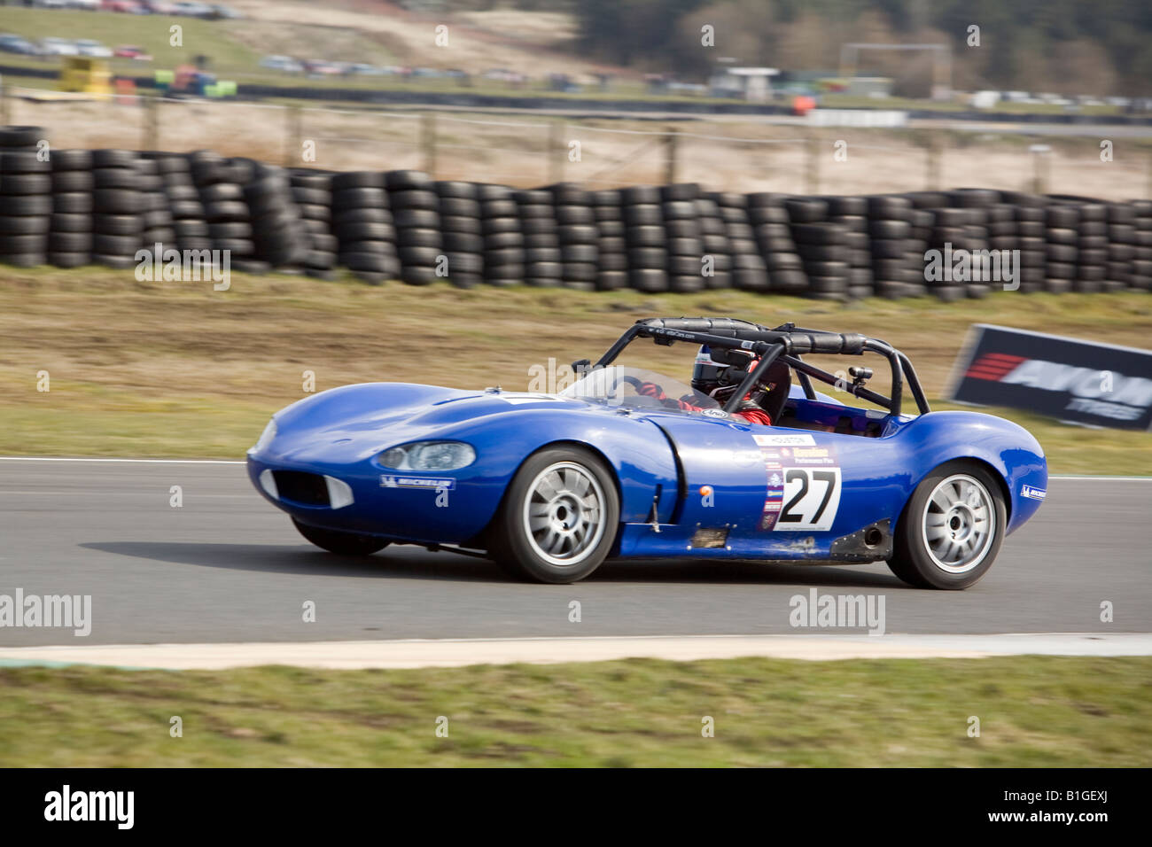 Neil Houston driving G20 in Ginetta Championship 2008 race Knockhill ...