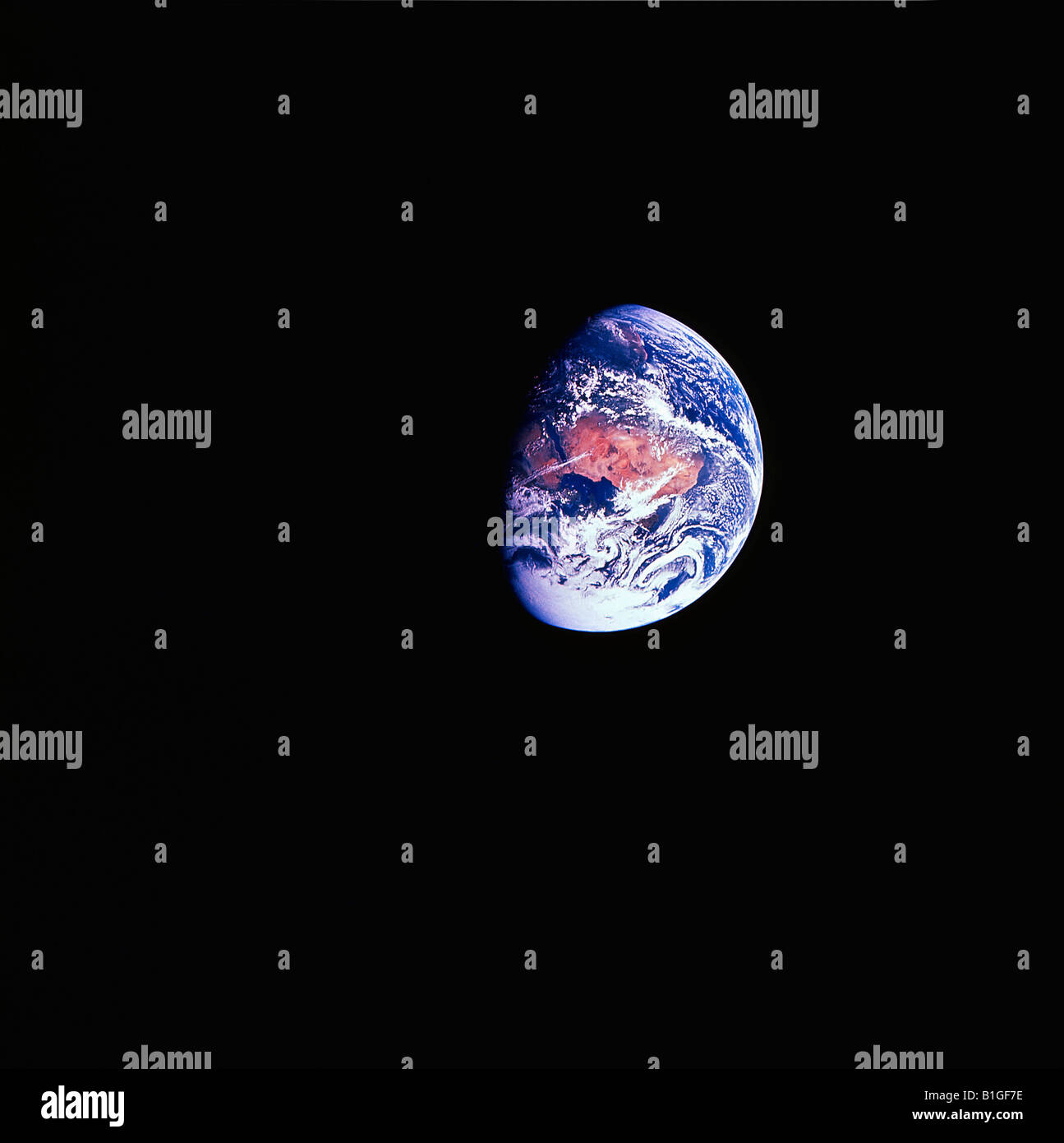 Earth from Space Taken from Apollo10 Stock Photo - Alamy