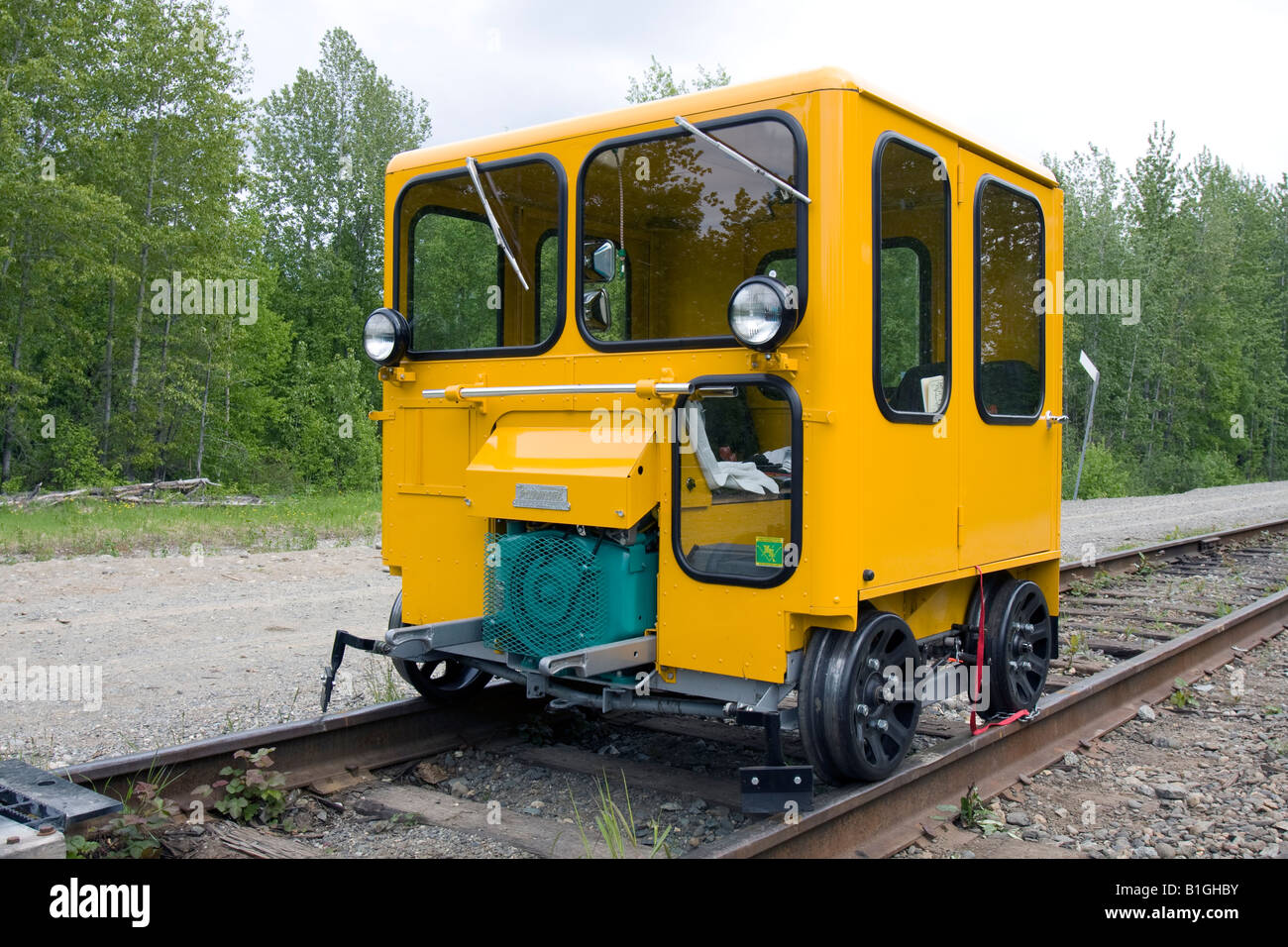 Gasoline powered Speeders at the Talkeetna Train Station, Alaska, USA ...