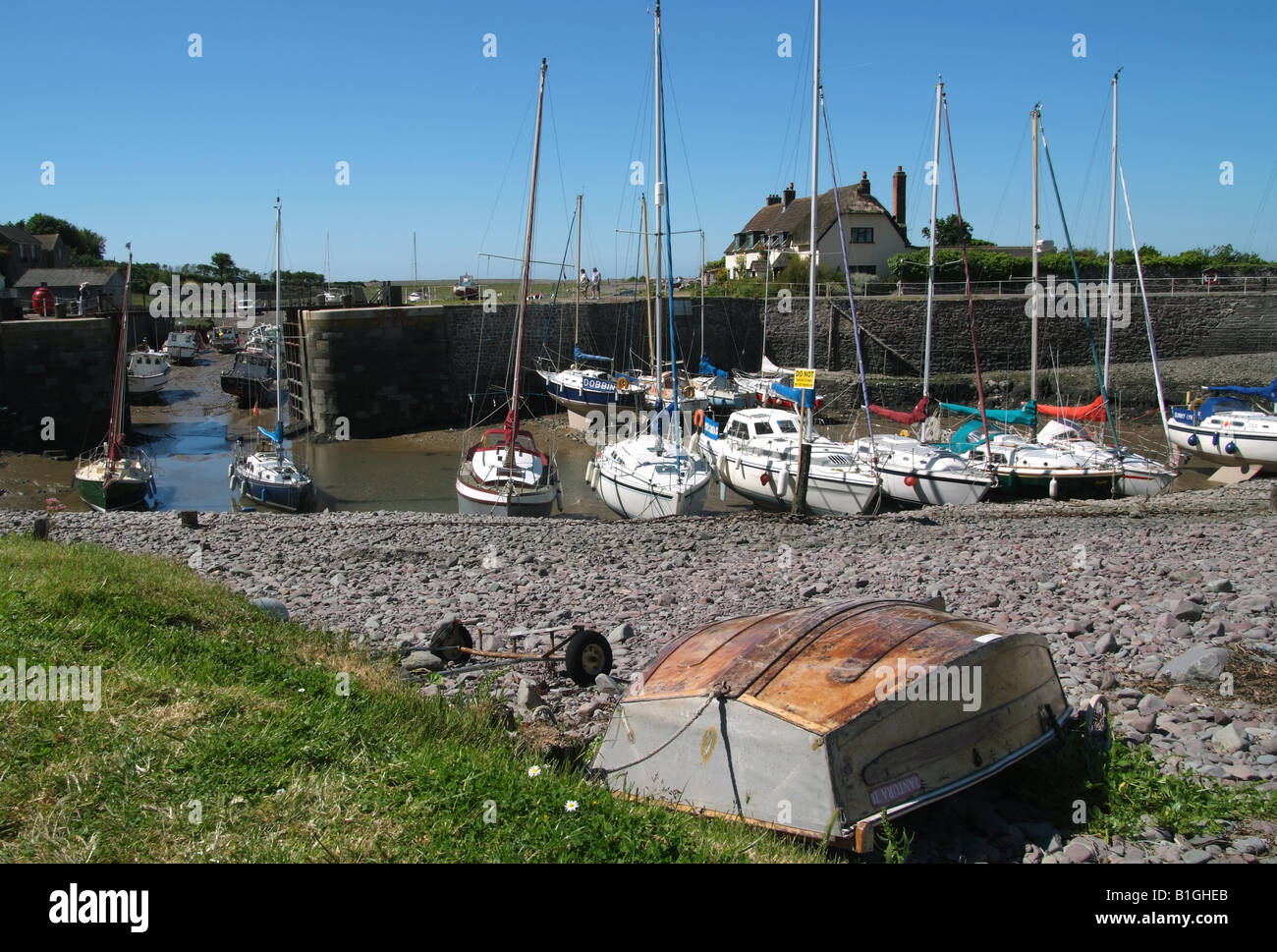 PORLOCK WEIR. DEVON. ENGLAND. UK Stock Photo - Alamy